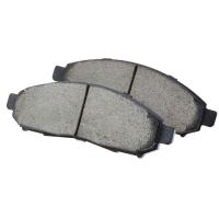China 4pcs Front Driver & Passenger Ceramic Brake Pads with Sensor for Nissan Frontier 2005-2019 Pathfinder Suzuki Equator for sale