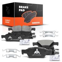 China 8pcs Front & Rear Ceramic Brake Pads with Sensor for Jeep Grand Cherokee 2011-2018 Dodge Durango for sale