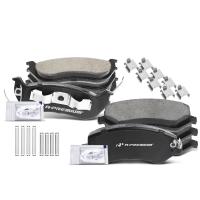 China 8pcs Front & Rear Ceramic Brake Pads with Sensor for Jeep Liberty 2003 2004 2005 2006 2007 SUV for sale