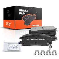 China 4pcs Rear Driver & Passenger Ceramic Brake Pads with Sensor for Buick Allure Cadillac Chevrolet Pontiac Oldsmobile for sale