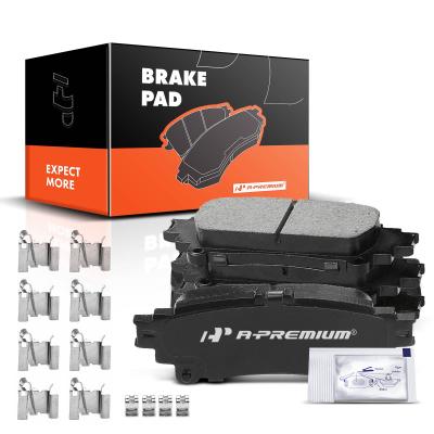China 4pcs Rear Driver & Passenger Ceramic Brake Pads  for Toyota Highlander Sienna Prius V Lexus GS200t GS350 for sale