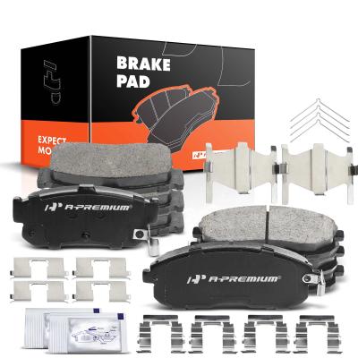 China 8pcs Front & Rear Ceramic Brake Pads with Sensor for Nissan Altima 1993-2001 INFINITI I30 96-99 for sale