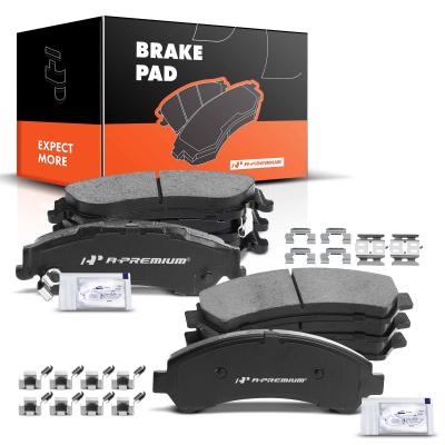 China 8pcs Front & Rear Ceramic Brake Pads with Sensor for Chevrolet Blazer S10 GMC Jimmy Sonoma Isuzu for sale