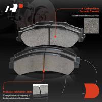 China 8pcs Front & Rear Ceramic Brake Pads with Sensor for Chevrolet Blazer S10 GMC Jimmy Sonoma Isuzu for sale