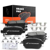 China 8pcs Front & Rear Ceramic Brake Pads with Sensor for Nissan Maxima 04-08 Altima Murano Infiniti for sale