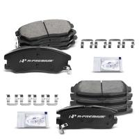 China 8pcs Front & Rear Ceramic Brake Pads with Sensor for Chevrolet Equinox Pontiac Saturn Suzuki for sale