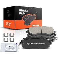 China 4pcs Front Driver & Passenger Ceramic Brake Pads with Sensor for Saab 9-2X Subaru Forester Impreza Legacy Outback for sale