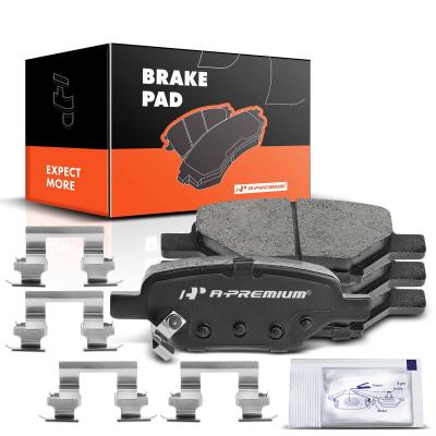 China 4pcs Rear Driver & Passenger Ceramic Brake Pads with Sensor for Chevrolet Cobalt HHR Malibu Pontiac G5 Saturn Aura for sale