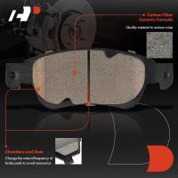 China 4x Front Ceramic Brake Pads for INFINITI G35 2007-2008 Q60 G37 V6 3.7L for sale