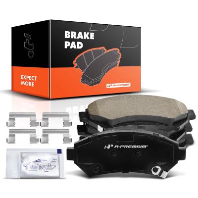 China 4pcs Front Driver & Passenger Ceramic Brake Pads with Sensor for Buick Century Cadillac Deville Chevrolet Pontiac for sale