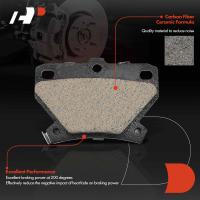 China 4pcs Rear Driver & Passenger Ceramic Brake Pads with Sensor for Toyota Corolla 05-06 Matrix 03-07 Pontiac Vibe 03-06 for sale