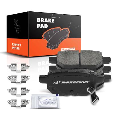 China 4pcs Rear Driver & Passenger Ceramic Brake Pads with Sensor for Toyota Corolla Prius Lexus CT200h Pontiac Vibe for sale