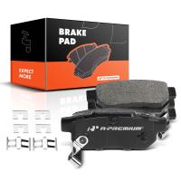 China 4pcs Rear Driver & Passenger Ceramic Brake Pads with Sensor for Acura Integra 90-01 Honda Civic 92-95 99-01 Prelude for sale