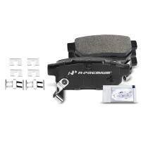 China 4pcs Rear Driver & Passenger Ceramic Brake Pads with Sensor for Acura Integra 90-01 Honda Civic 92-95 99-01 Prelude for sale