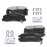 China 8pcs Front & Rear Ceramic Brake Pads with Sensor for Buick Allure LaCrosse 08-09 Chevrolet Impala for sale