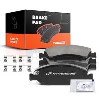 China 4pcs Front Driver & Passenger Ceramic Brake Pads with Sensor for Cadillac Escalade 08-20 Chevrolet Silverado 1500 for sale