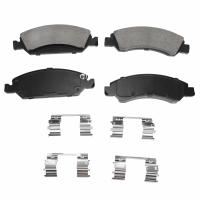 China 4pcs Front Driver & Passenger Ceramic Brake Pads with Sensor for Cadillac Escalade 08-20 Chevrolet Silverado 1500 for sale