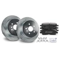 China Rear Drilled Rotors & Ceramic Brake Pads for Toyota Highlander 2008-2014 for sale