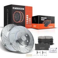 China Front Drilled Rotors & Ceramic Brake Pads for Lexus LS430 2001-2006 V8 4.3L for sale