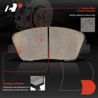 China 4x Front Ceramic Brake Pads for Hyundai Genesis Coupe 2010-2016 Kia for sale