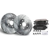 China Front Drilled Rotors & Ceramic Brake Pads for Lexus GS300 93-05 GS400 GS430 IS300 for sale