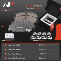 China Front Drilled Rotors & Ceramic Brake Pads for Honda Civic 90-00 CRX Civic del Sol for sale