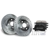 China Front Drilled Rotors & Ceramic Brake Pads for Chevrolet Prizm Toyota Corolla for sale