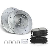 China Front Drilled Rotors & Ceramic Brake Pads for Hyundai Elantra 2007-2010 L4 2.0L for sale