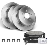 China Rear Disc Brake Rotors & Ceramic Brake Pads for Subaru Outback Legacy 2005-2009 for sale