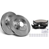 China Front Disc Brake Rotors & Ceramic Brake Pads for Dodge Caravan 96-00 Chrysler for sale