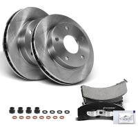 China Front Disc Brake Rotors & Ceramic Brake Pads for Dodge Ram 1500 94-99 4WD for sale
