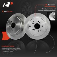China Rear Disc Brake Rotors for Acura MDX 2001-2006 Honda Pilot 2001-2006 V6 3.5L for sale