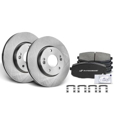 China Front Disc Brake Rotors & Ceramic Brake Pads for Chevrolet Blazer S10 Cadillac for sale