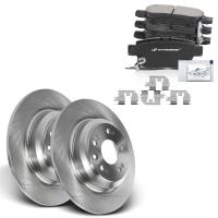 China Rear Disc Brake Rotors & Ceramic Brake Pads for Acura TL 2009-2014 V6 3.5L 3.7L for sale
