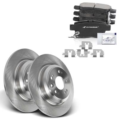 China Rear Disc Brake Rotors & Ceramic Brake Pads for Acura TL 2009-2014 V6 3.5L 3.7L for sale