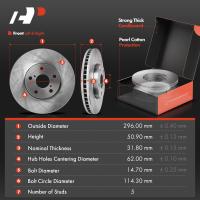 China Front Disc Brake Rotors & Ceramic Brake Pads for Lexus GS300 93-05 GS400 SC430 for sale