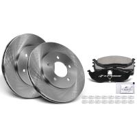 China Front Disc Brake Rotors & Ceramic Brake Pads for Dodge Caravan Chrysler for sale