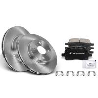 China Front Disc Brake Rotors & Ceramic Brake Pads for Chevrolet Prizm Toyota Corolla for sale