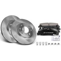China Front Disc Brake Rotors & Ceramic Brake Pads for Honda Civic 90-00 Civic del Sol for sale