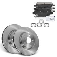 China Front Disc Brake Rotors & Ceramic Brake Pads for Acura RL 2005-2012 V6 3.5L for sale