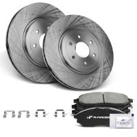 China Front Disc Brake Rotors & Ceramic Brake Pads for Nissan Pathfinder 2008-2012 5.6L for sale