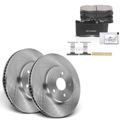 China Front Disc Brake Rotors & Ceramic Brake Pads for Lexus LS430 2001-2006 Base 4.3L for sale