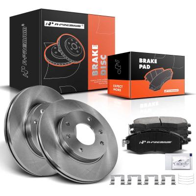 China Front Disc Brake Rotors & Ceramic Brake Pads for Hyundai Elantra Tiburon L4 2.0L for sale