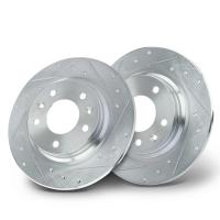 China Rear Drilled Disc Brake Rotors for Ford Fusion Lincoln MKZ Zephyr Mercury Milan for sale