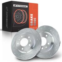 China Rear Drilled Disc Brake Rotors for Ford Fusion Lincoln MKZ Zephyr Mercury Milan for sale
