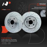 China Front & Rear Drilled Disc Brake Rotors for Chevrolet Camaro 2010-2015 V6 3.6L for sale