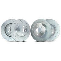 China Front & Rear Drilled Disc Brake Rotors for Chrysler 300 Dodge Challenger Charger for sale