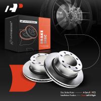 China Rear Disc Brake Rotors for Dodge Ram 2500/3500 2009-2010 Ram 1500/2500/3500 for sale
