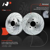 China Front Drilled & Slotted Disc Brake Rotors for Ford Escape 05-12 Mazda Mercury for sale