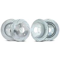 China Front & Rear Drilled Disc Brake Rotors for Chevrolet Silverado 1500 Cadillac GMC for sale